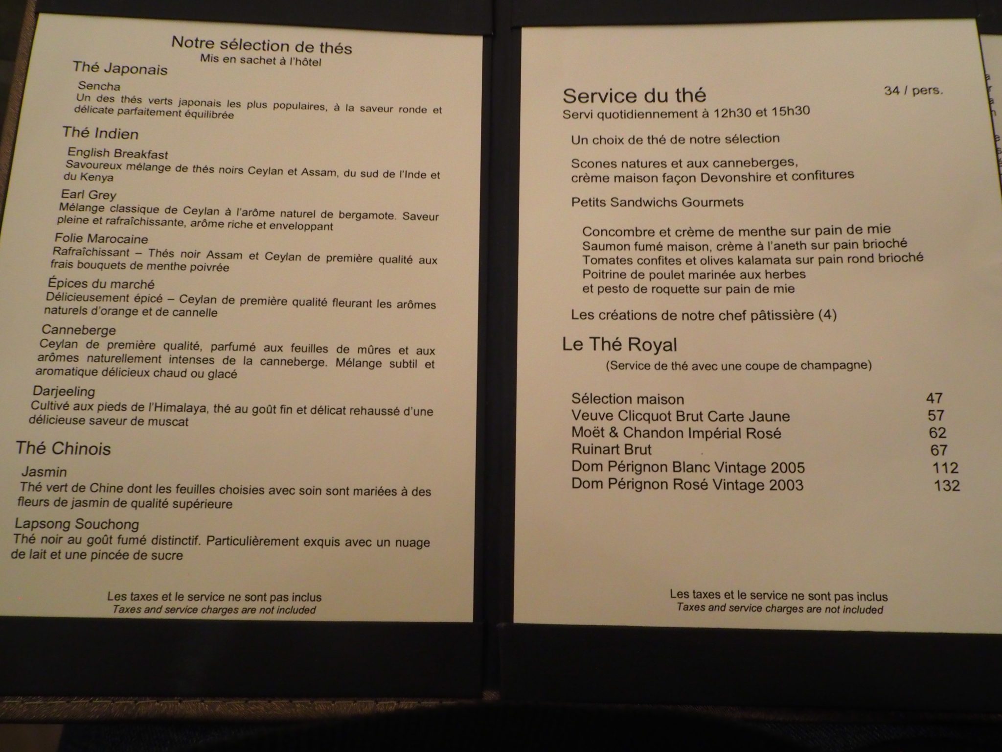 Afternoon Tea / Service de Thé au Ritz-Carlton Montréal – Avis